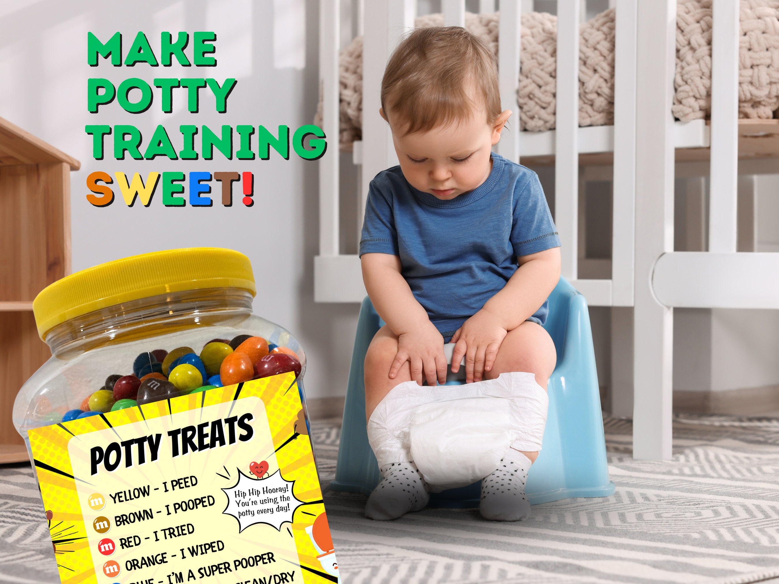 Toilet Training Treat Jar Potty Training Rewards Potty - Etsy