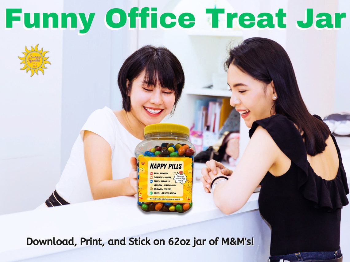 Happy Pills Printable Label | Instant Download | Easy Gift - Etsy