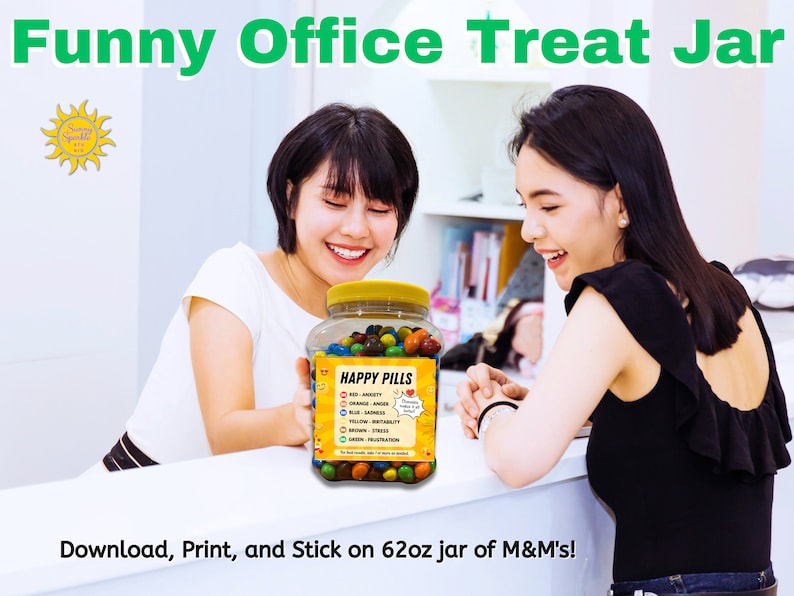 Happy Pills Printable Label | Instant Download | Easy Gift - Etsy