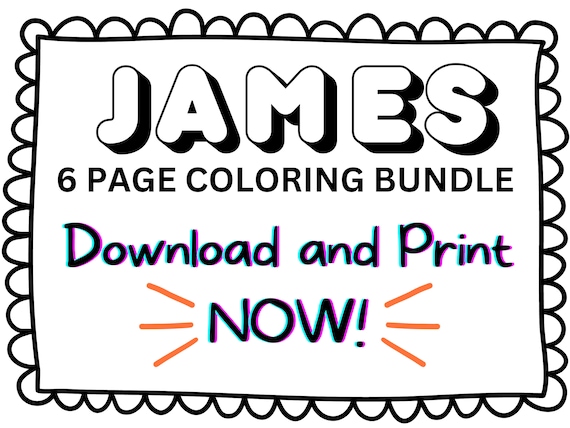 James Coloring Pages