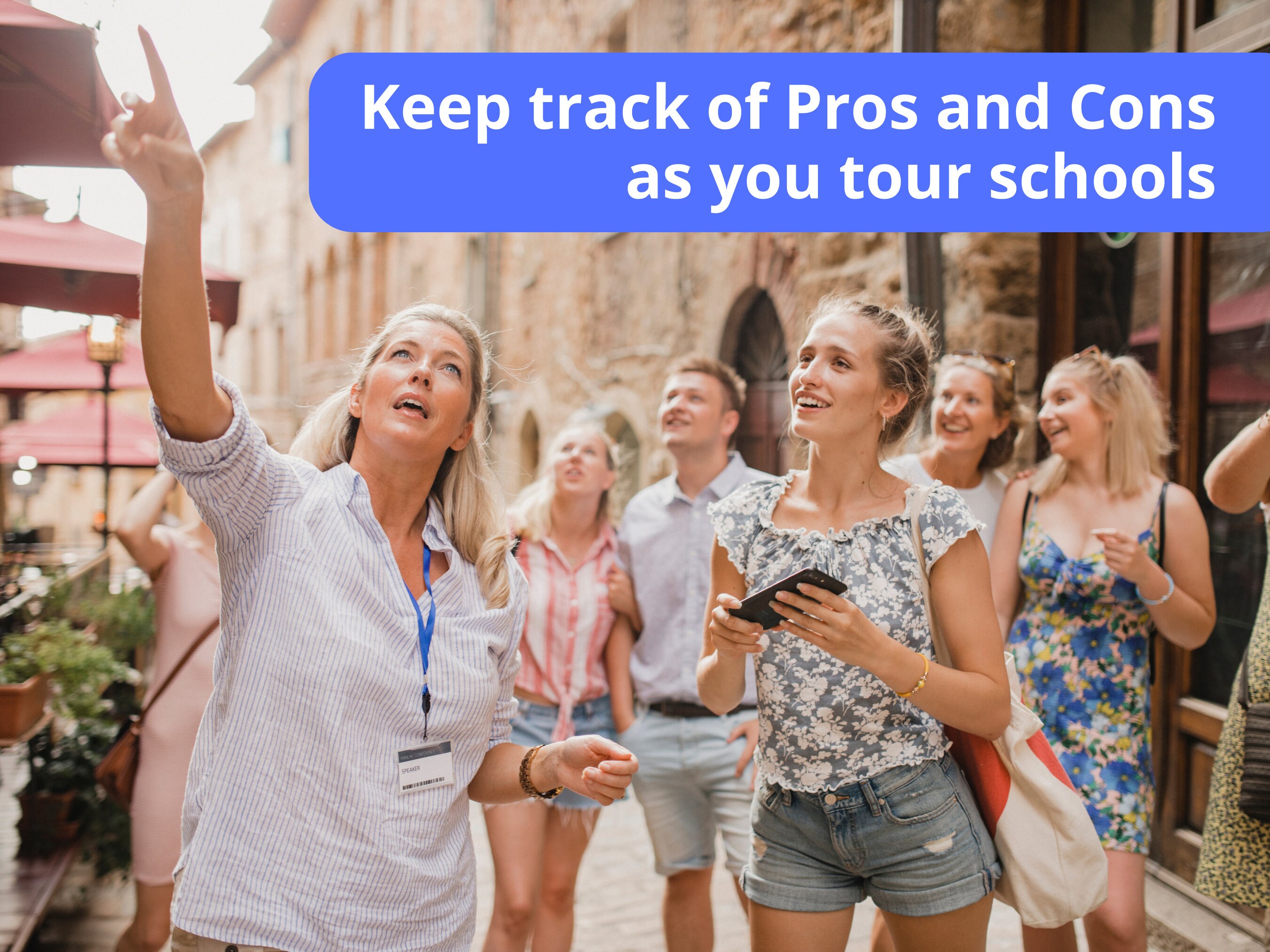 College Tour Pros & Cons Worksheet | School Comparison | College ...