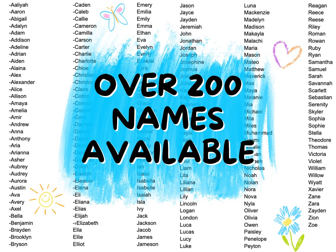 Emma Coloring Page Printable Name Coloring Page, Custom Coloring ...