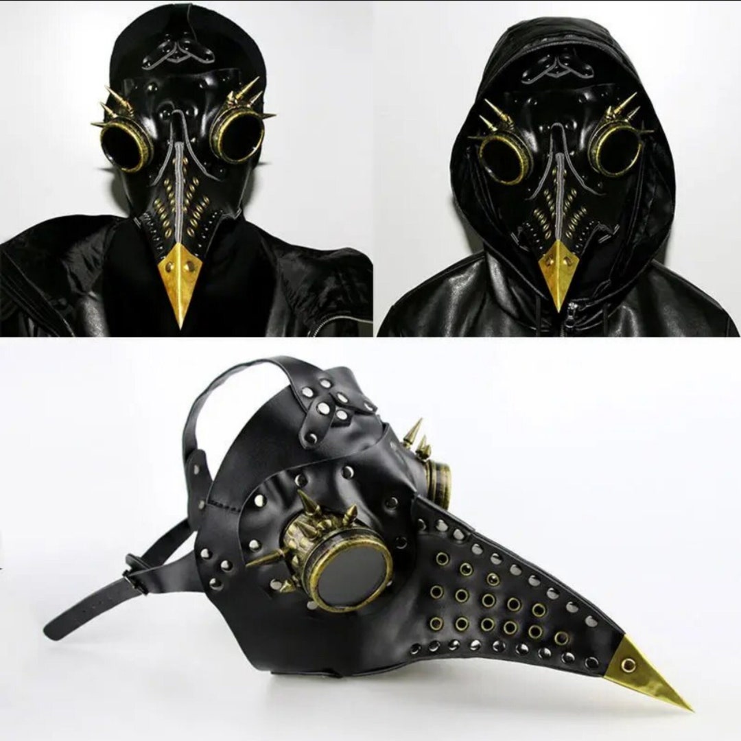Plague Doctor Face Mask Plague Doctor Costume Steampunk - Etsy