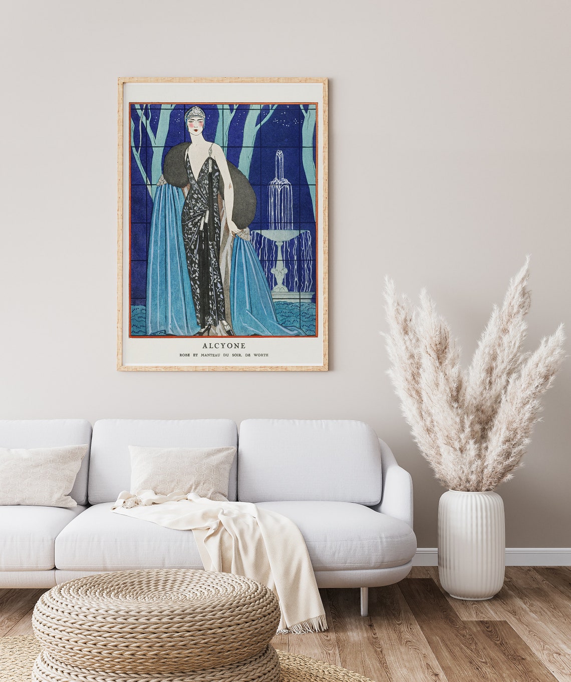 Vintage French Fashion Print, Art Deco Printable, Girly Wall Art ...