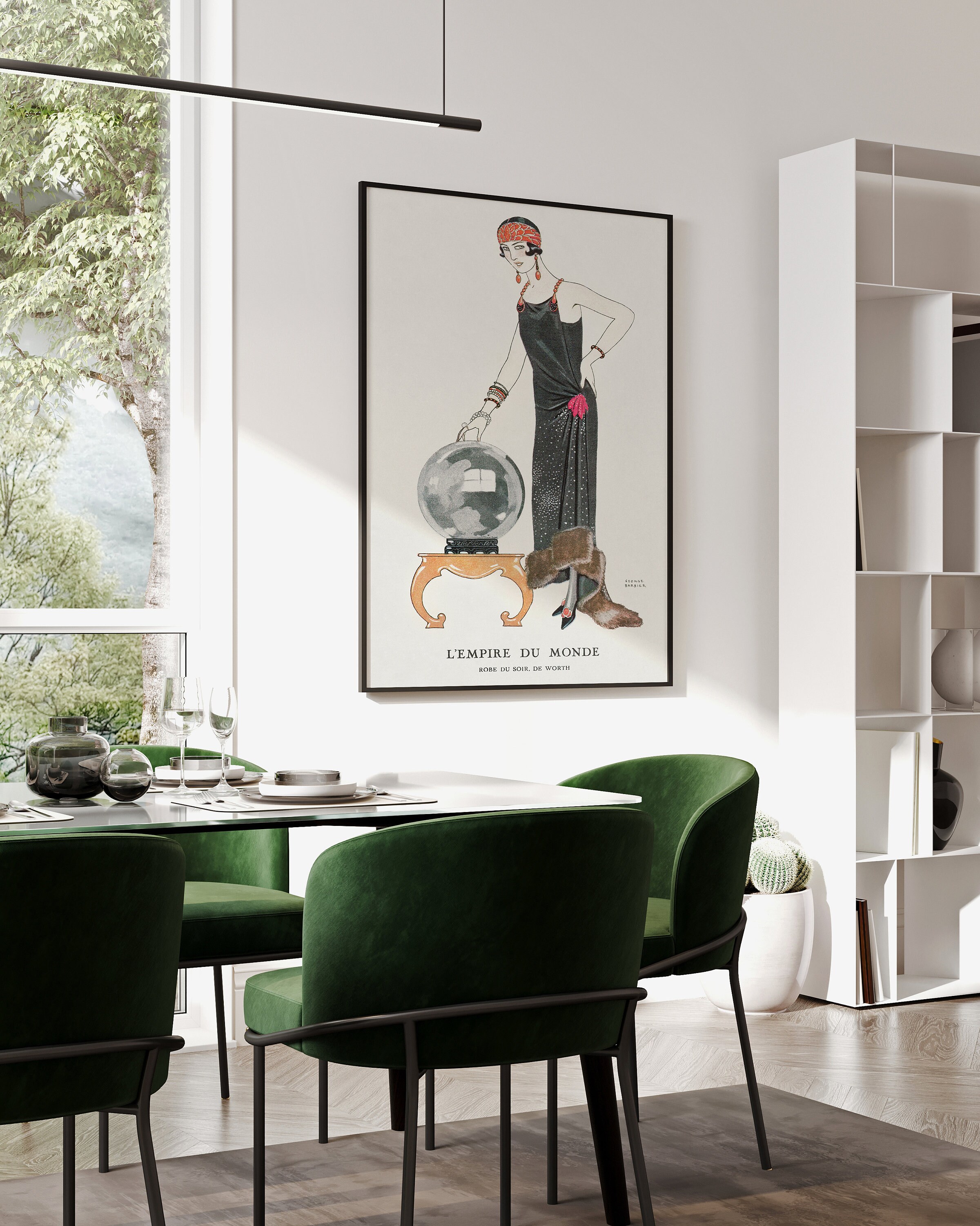 Vintage Flapper Print, Art Deco Printable, Girly Wall Art, Fortune ...