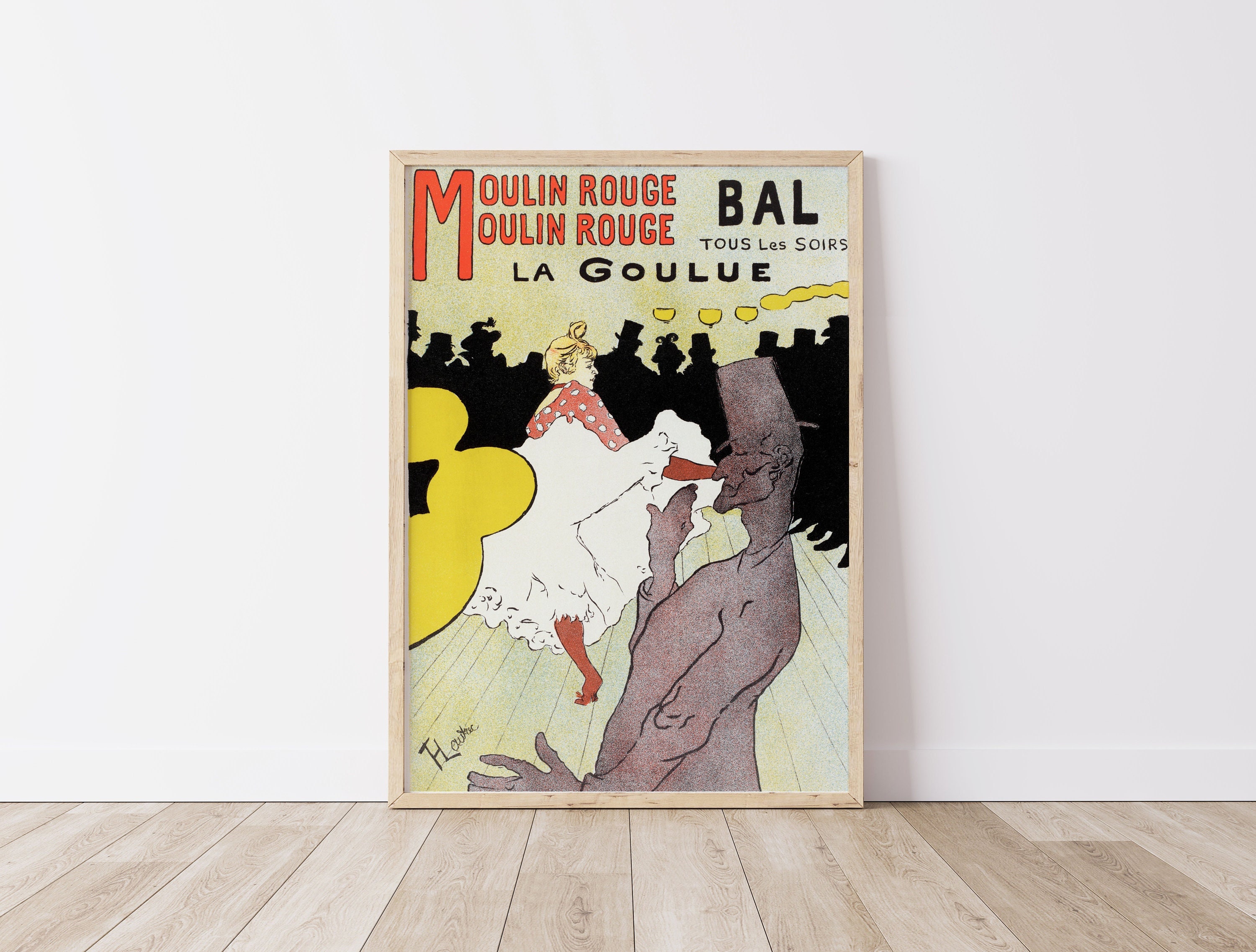 Moulin Rouge Poster Printable, Vintage Print Digital Download, French ...