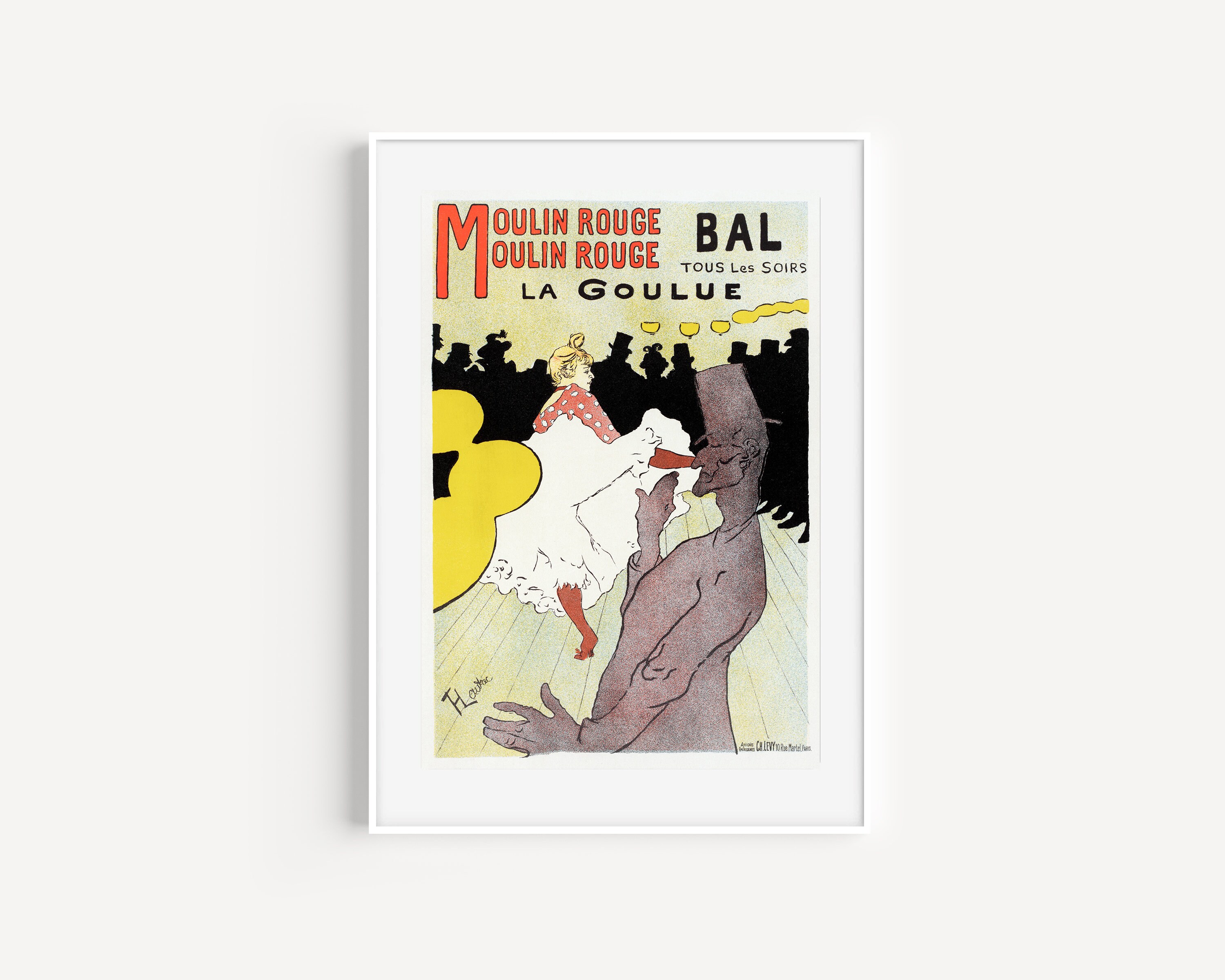 Moulin Rouge Poster Printable, Vintage Print Digital Download, French ...