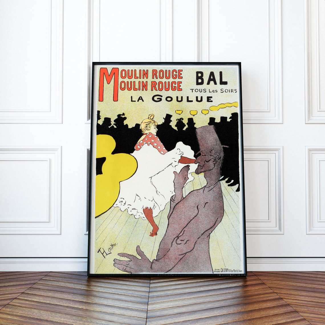 Moulin Rouge Poster Printable, Vintage Print Digital Download, French ...
