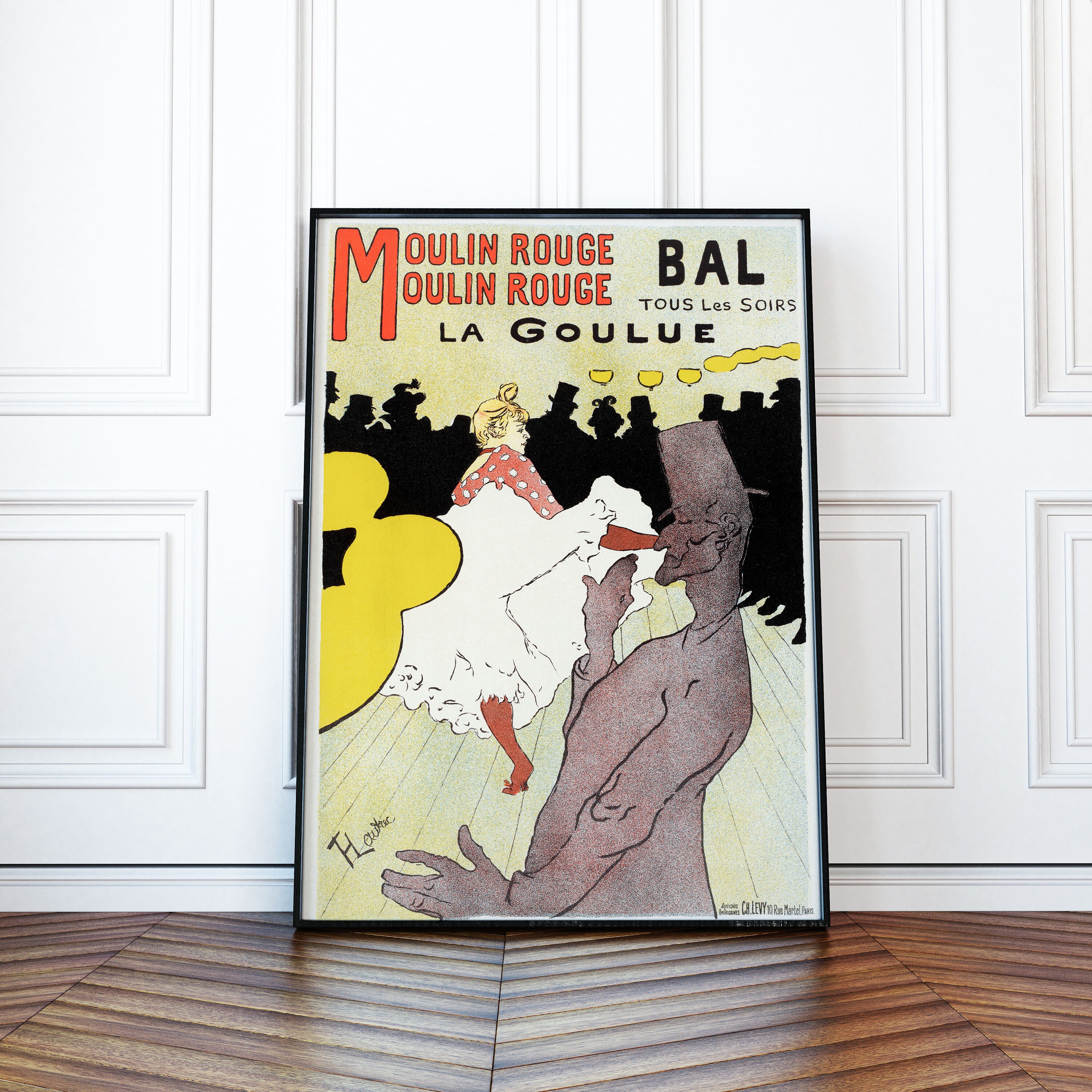 Moulin Rouge Poster Printable, Vintage Print Digital Download, French ...