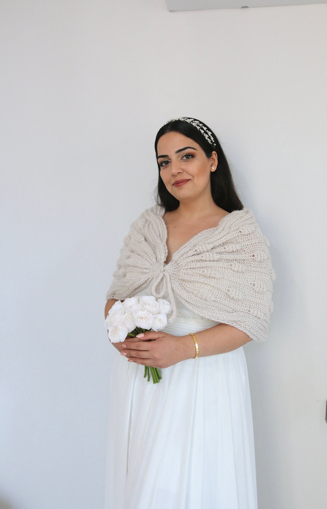 Wedding Shawl,winter Wedding Wrap,bridal Bolero,shawl for Bride and ...