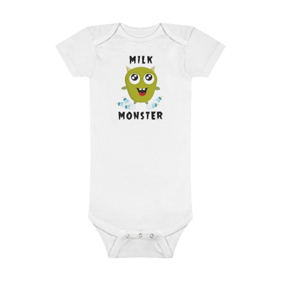 Milk Monster Baby Toddler Short Sleeve Onesie - Etsy