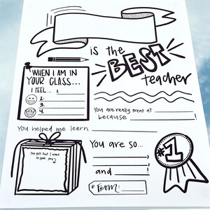 Teacher Appreciation Week Printable, Teacher Survey, Teacher Printable ...