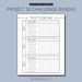 Project 50 Challenge Tracker - Instant Download, Weight Loss, Project ...