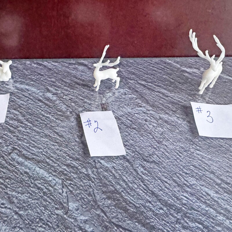 Hard Plastic Reindeer - Etsy