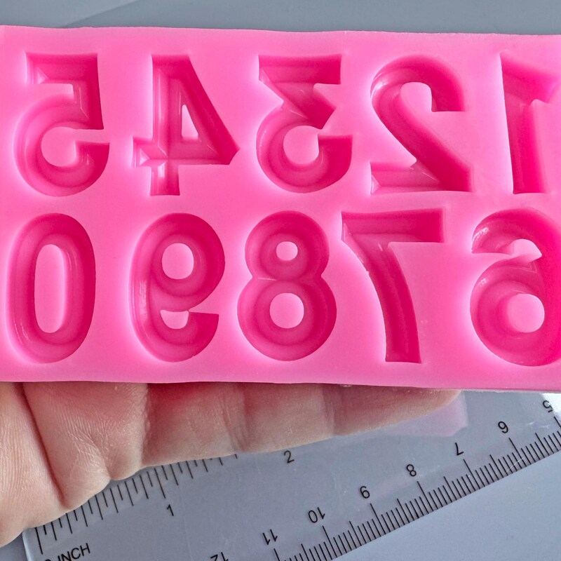 Silicone Number Moulds - Etsy