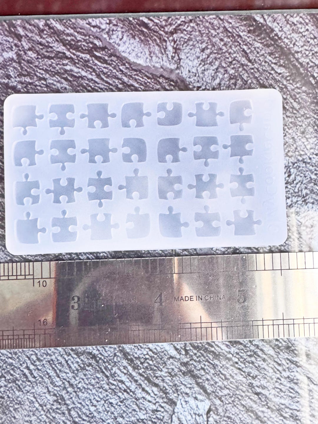 Miniature Puzzle Piece Design Clear Silicone Mold - Etsy
