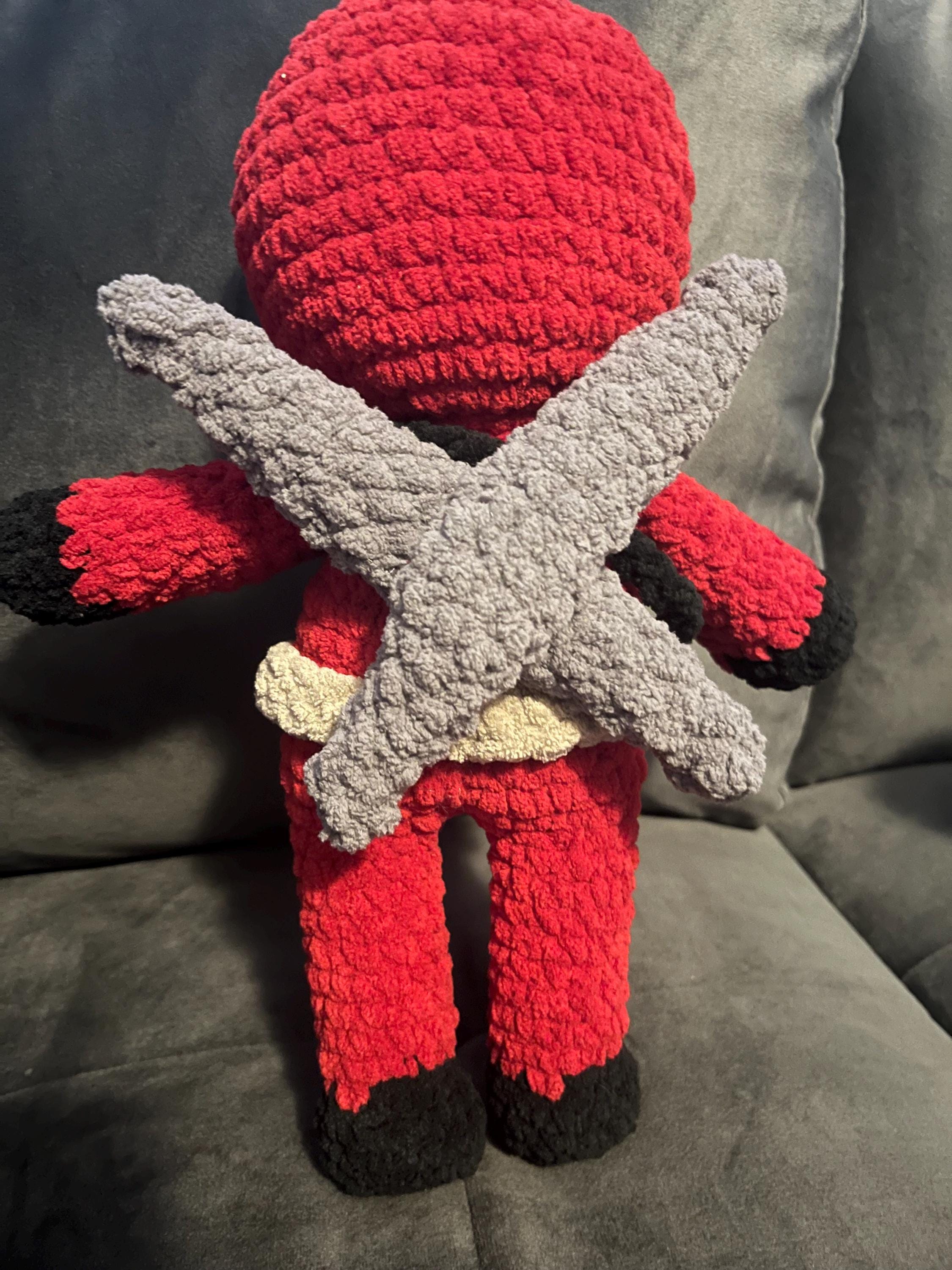 Crochet Dead Pool Plushie - Etsy