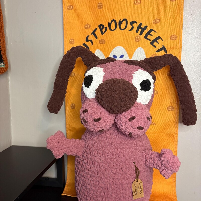 Courage the Cowardly Dog Plush - Etsy