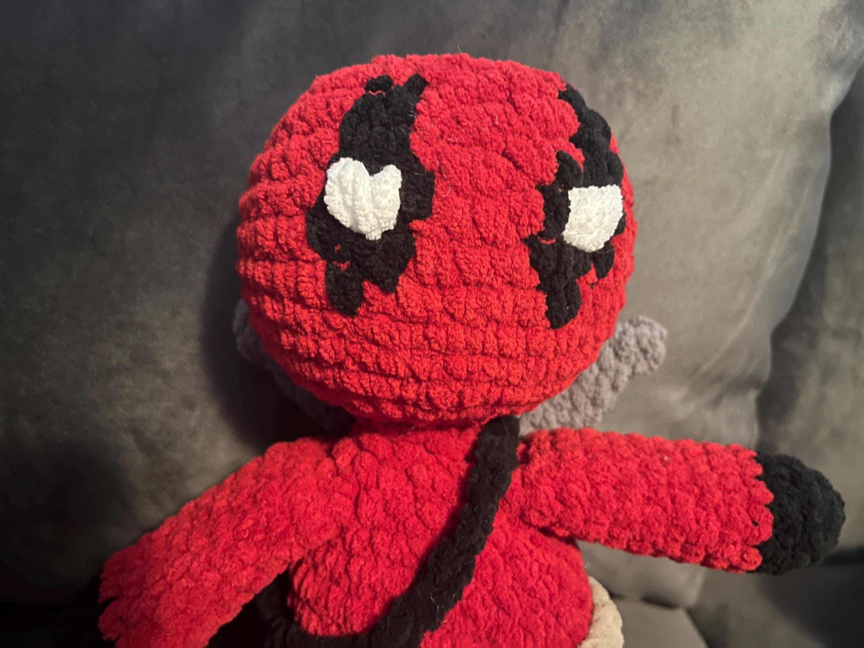 Crochet Dead Pool Plushie - Etsy