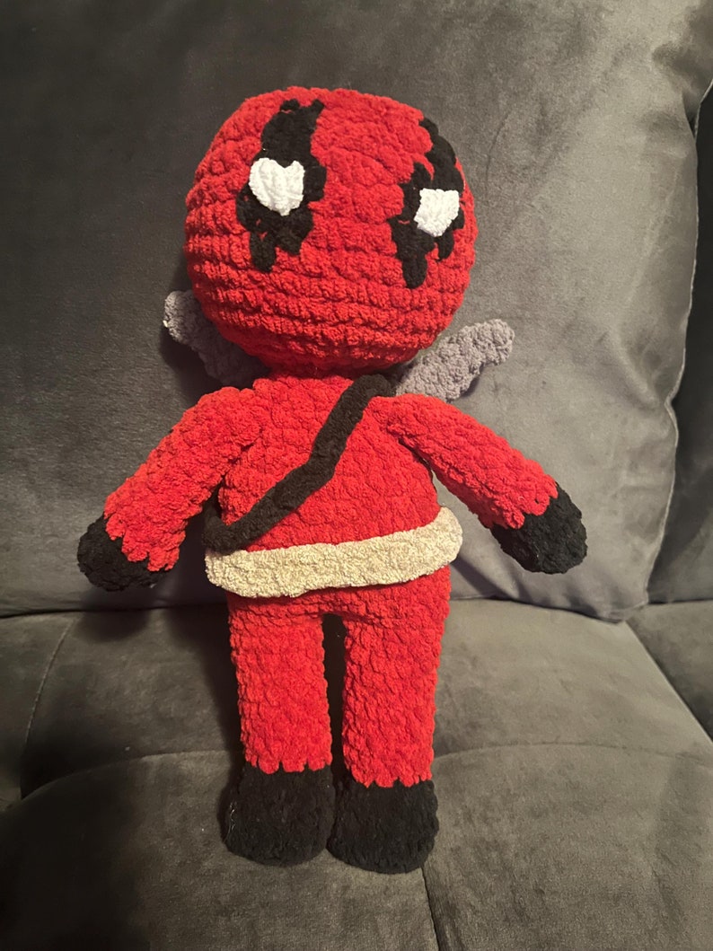 Crochet Dead Pool Plushie - Etsy