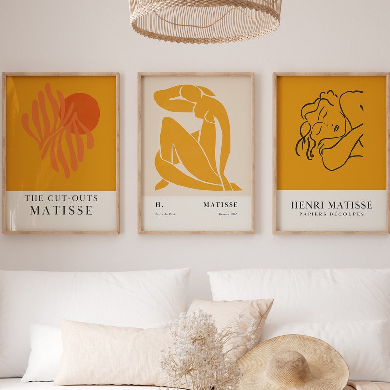 Yellow Matisse Print - Etsy