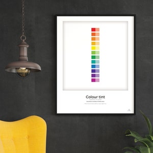 Color Theory TINT Reference Poster, Artist/designer Printable PDF ...