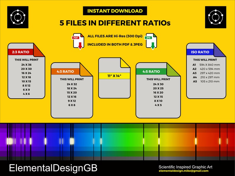 Golden Ratio Design Phi Original Digital Art Print, Poster Golden ...