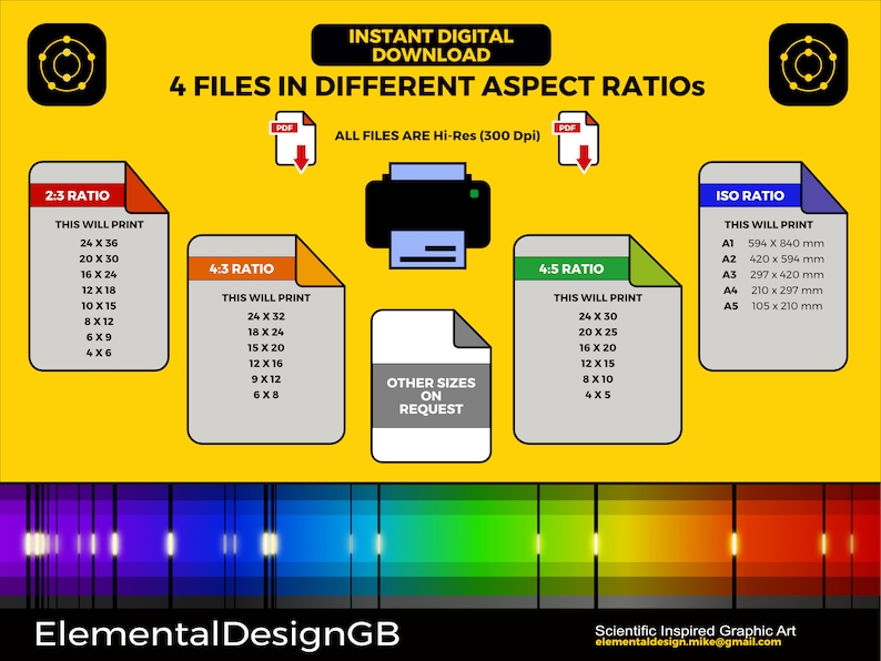 Color Theory TINT Reference Poster, Artist/designer Printable PDF ...
