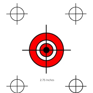 TARGETS-18 Targets Pdfs- 2 With MIL Dot Markings-multiple Sizes ...