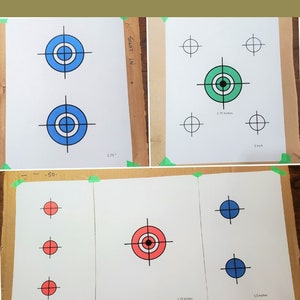 TARGETS-18 Targets Pdfs- 2 With MIL Dot Markings-multiple Sizes ...