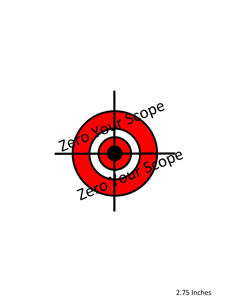 TARGETS-18 Targets Pdfs- 2 With MIL Dot Markings-multiple Sizes ...
