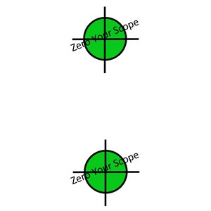 TARGETS-18 Targets Pdfs- 2 With MIL Dot Markings-multiple Sizes ...