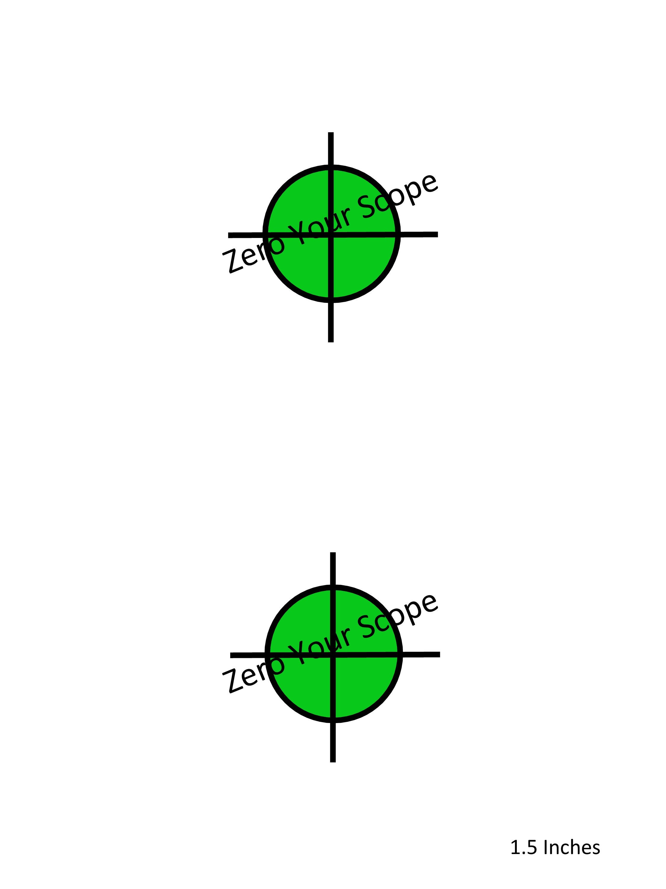 TARGETS-18 Targets Pdfs- 2 With MIL Dot Markings-multiple Sizes ...