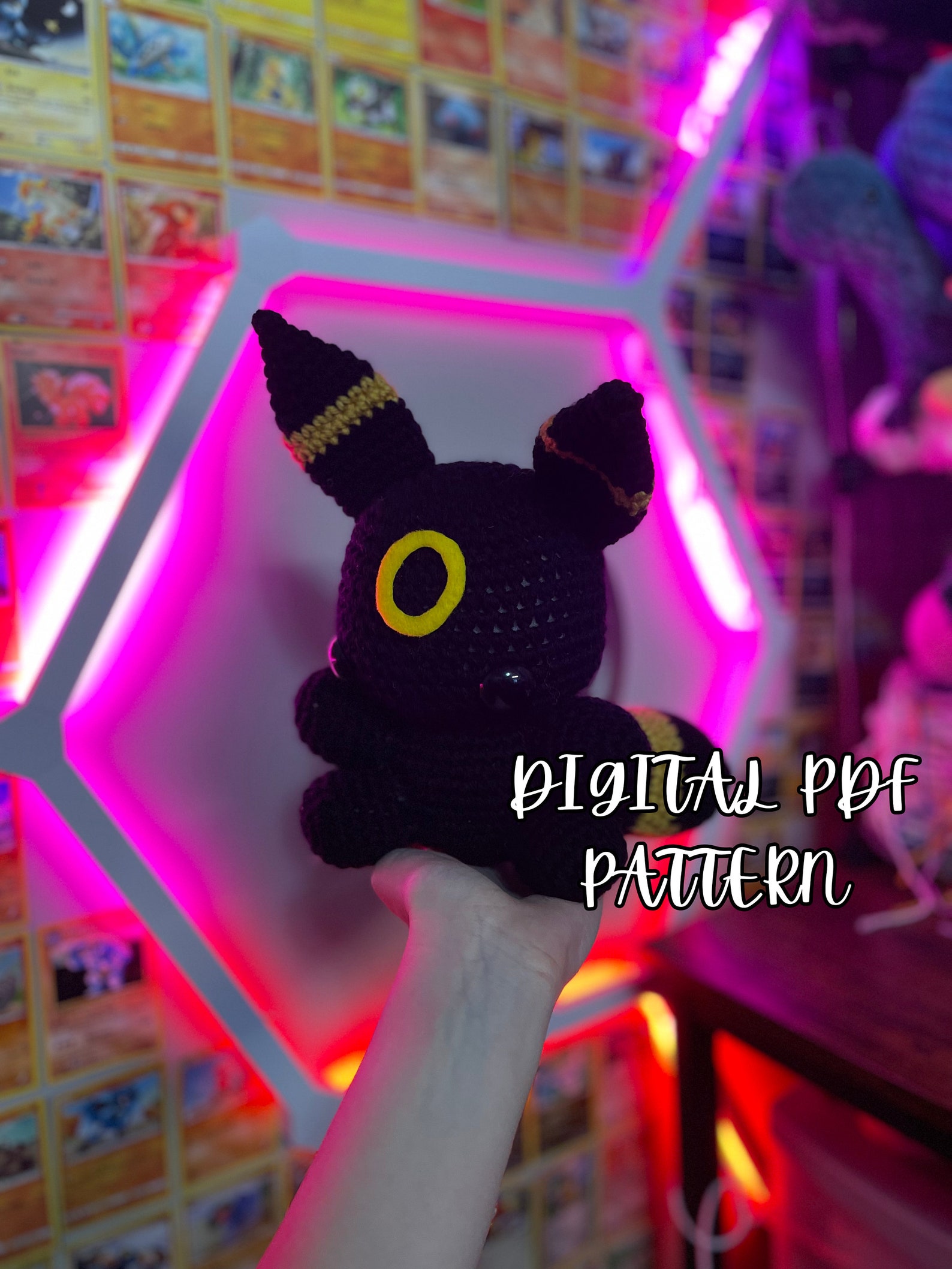 Umbreon Crochet Pattern - Etsy
