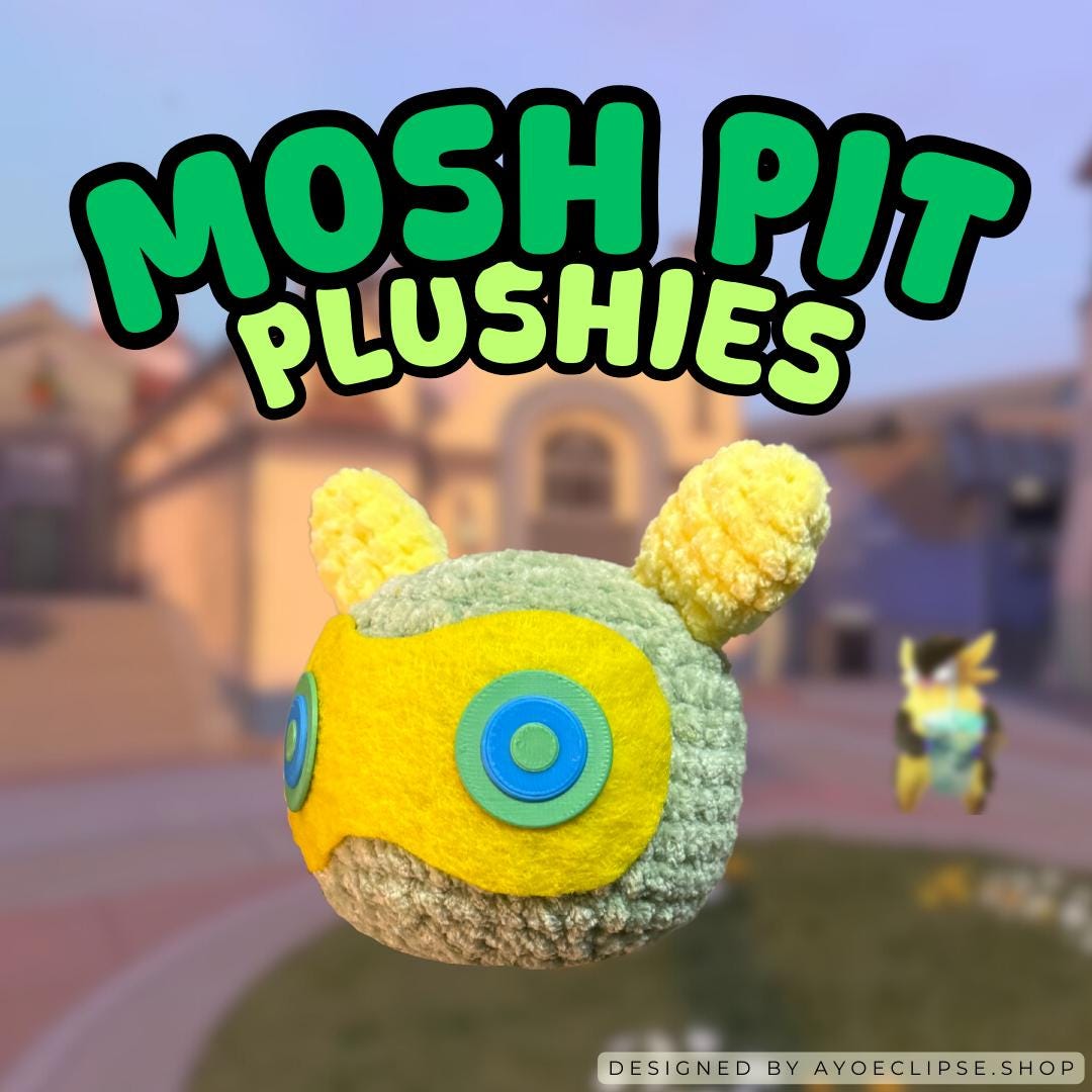 Mosh Pit Crochet Plush, VALORANT Inspired, Finished Product - Etsy