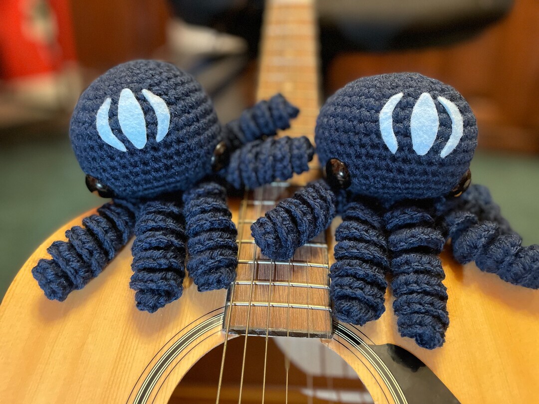 Omen Octopus VALORANT Inspired Crochet Plush Desk Decor - Etsy