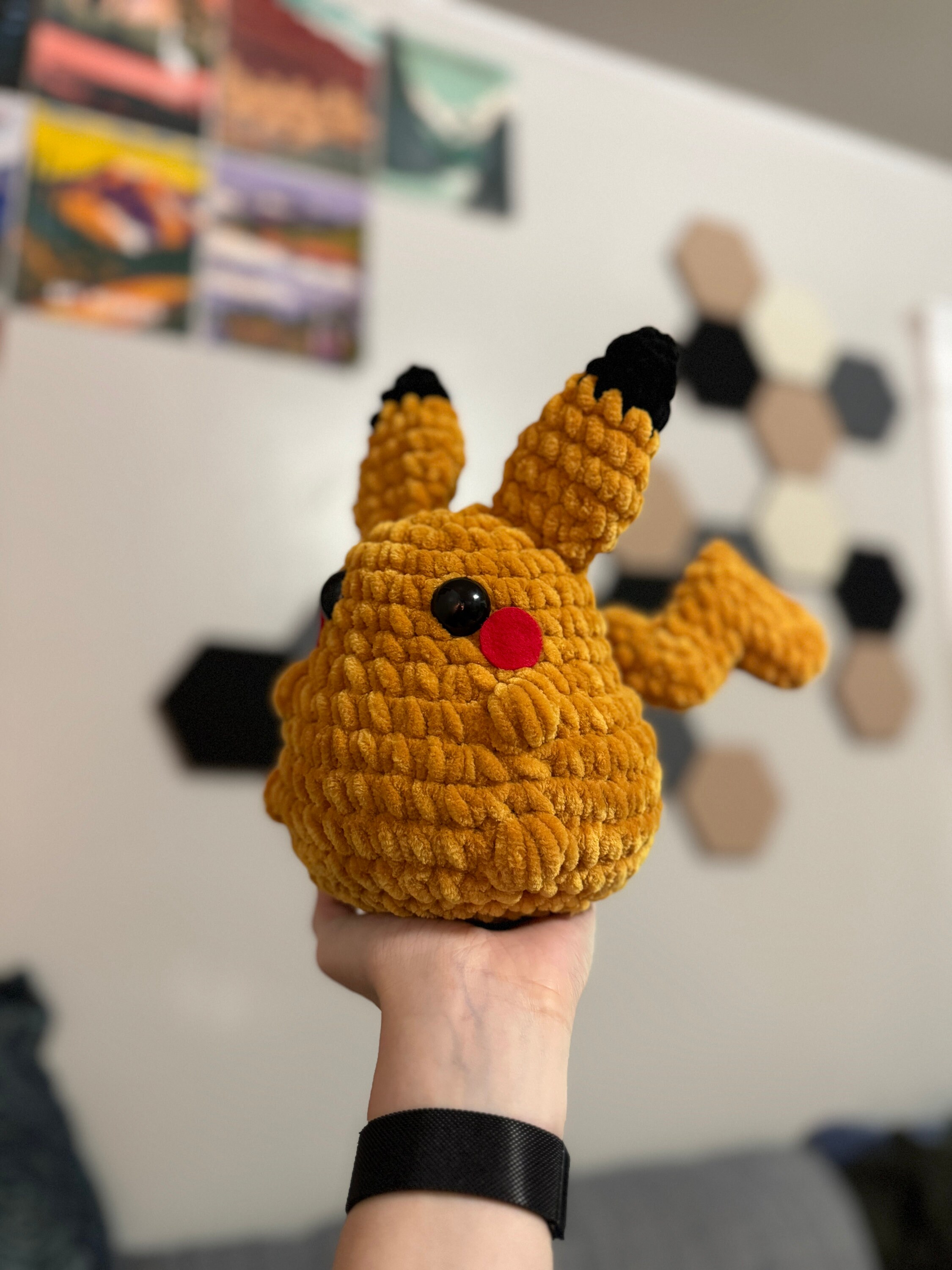 Chonky Pikachu Crochet Pattern - Etsy