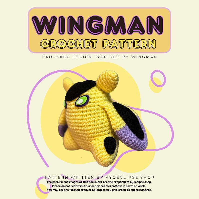 Wingman VALORANT Inspired Crochet Pattern, Advanced Pattern ...