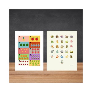 Preschool/classroom/homeschool Alphabet and Numbers Educational Bundle ...