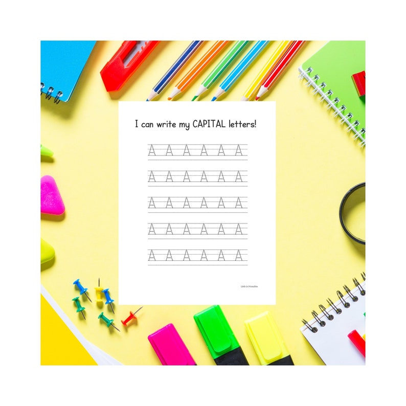 55 Page Alphabet and Number Tracing Bundle, With BONUS Page ...