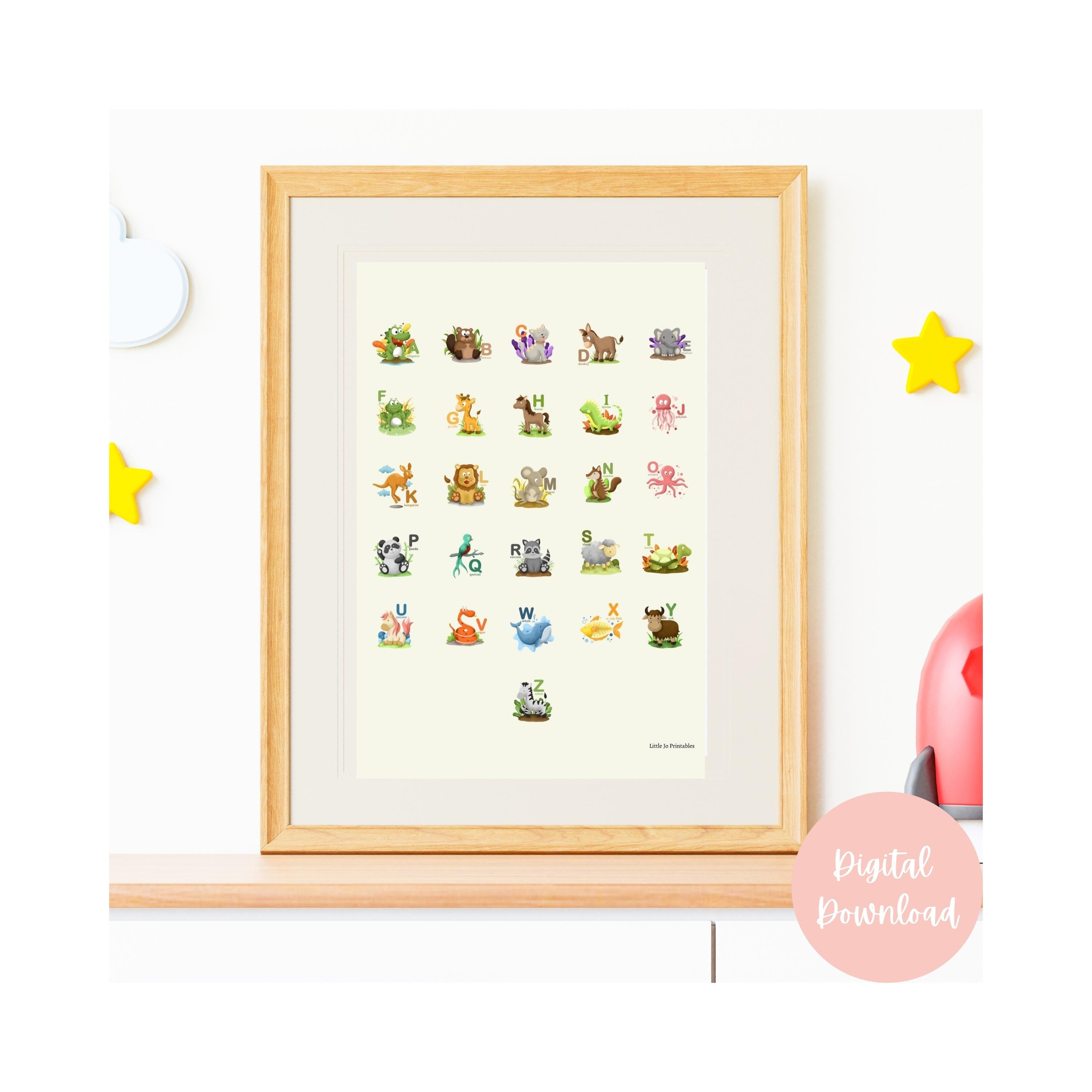 Preschool/classroom/homeschool Alphabet and Numbers Educational Bundle ...