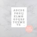 Alphabet and Numbers Coloring Printable, Coloring Pages, Kids Coloring ...