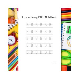 55 Page Alphabet and Number Tracing Bundle, With BONUS Page ...