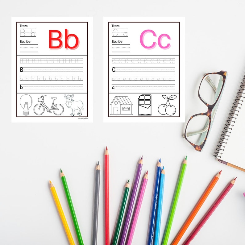 Spanish Tracing Alphabets Printable for Preschoolers, Trace Letters ...