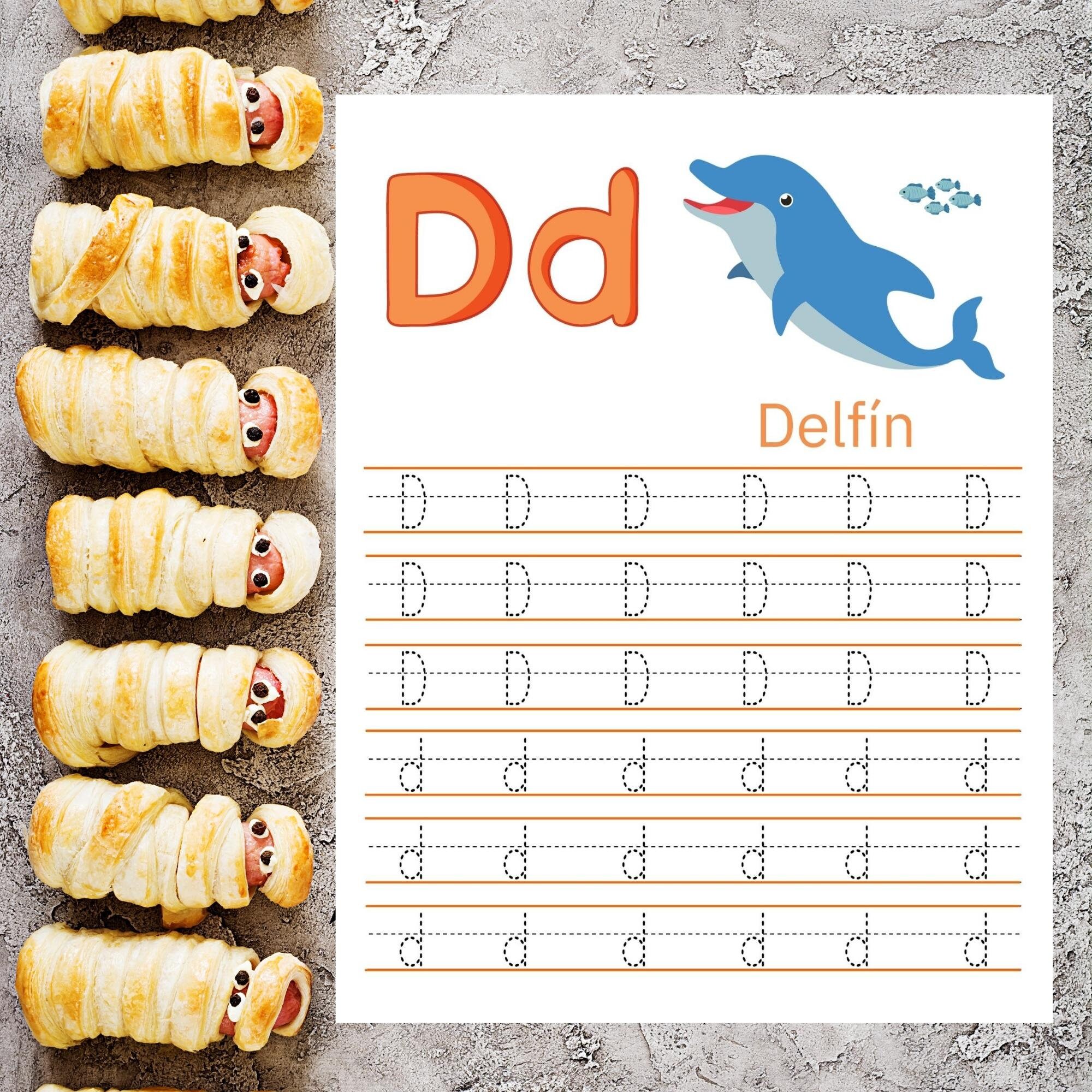 Spanish Learn to Write Printable, Alphabet Digital Download, Toddler ...