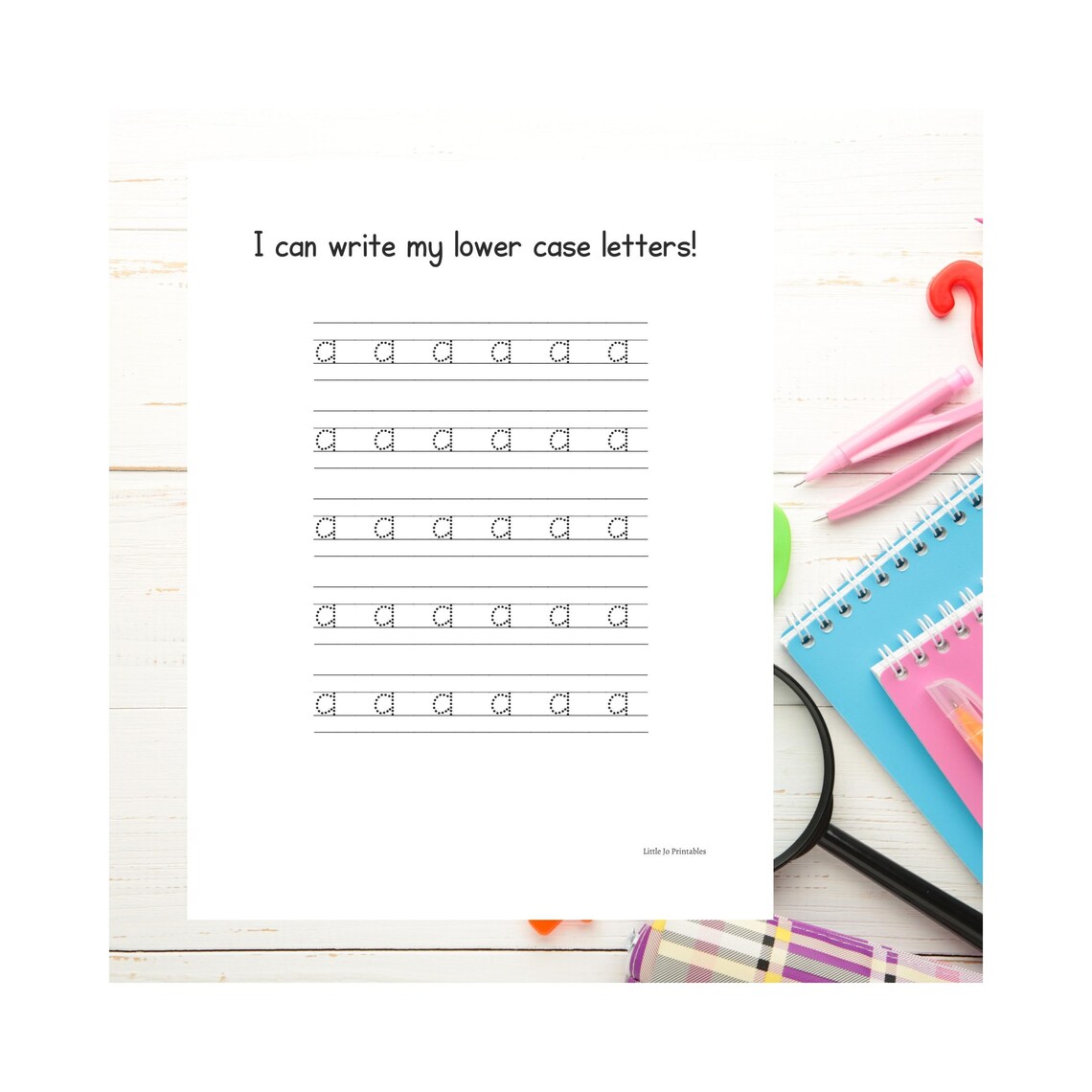 55 Page Alphabet and Number Tracing Bundle, With BONUS Page ...