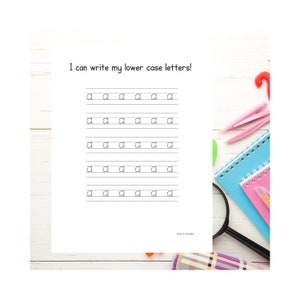 55 Page Alphabet and Number Tracing Bundle, With BONUS Page ...