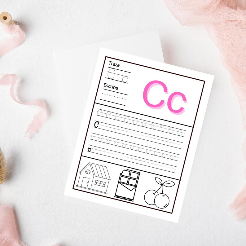 Spanish Tracing Alphabets Printable for Preschoolers, Trace Letters ...