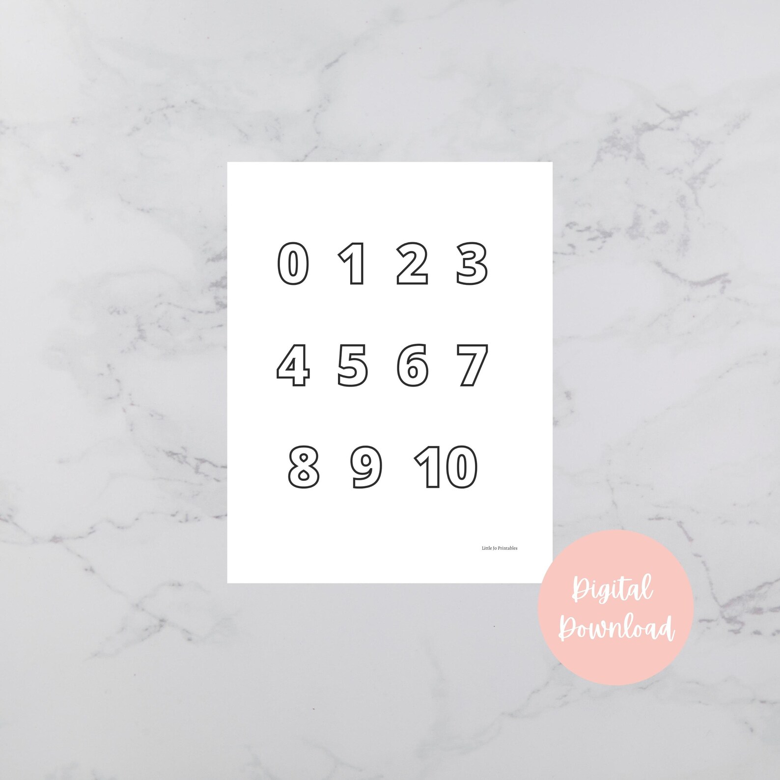 Alphabet and Numbers Coloring Printable, Coloring Pages, Kids Coloring ...