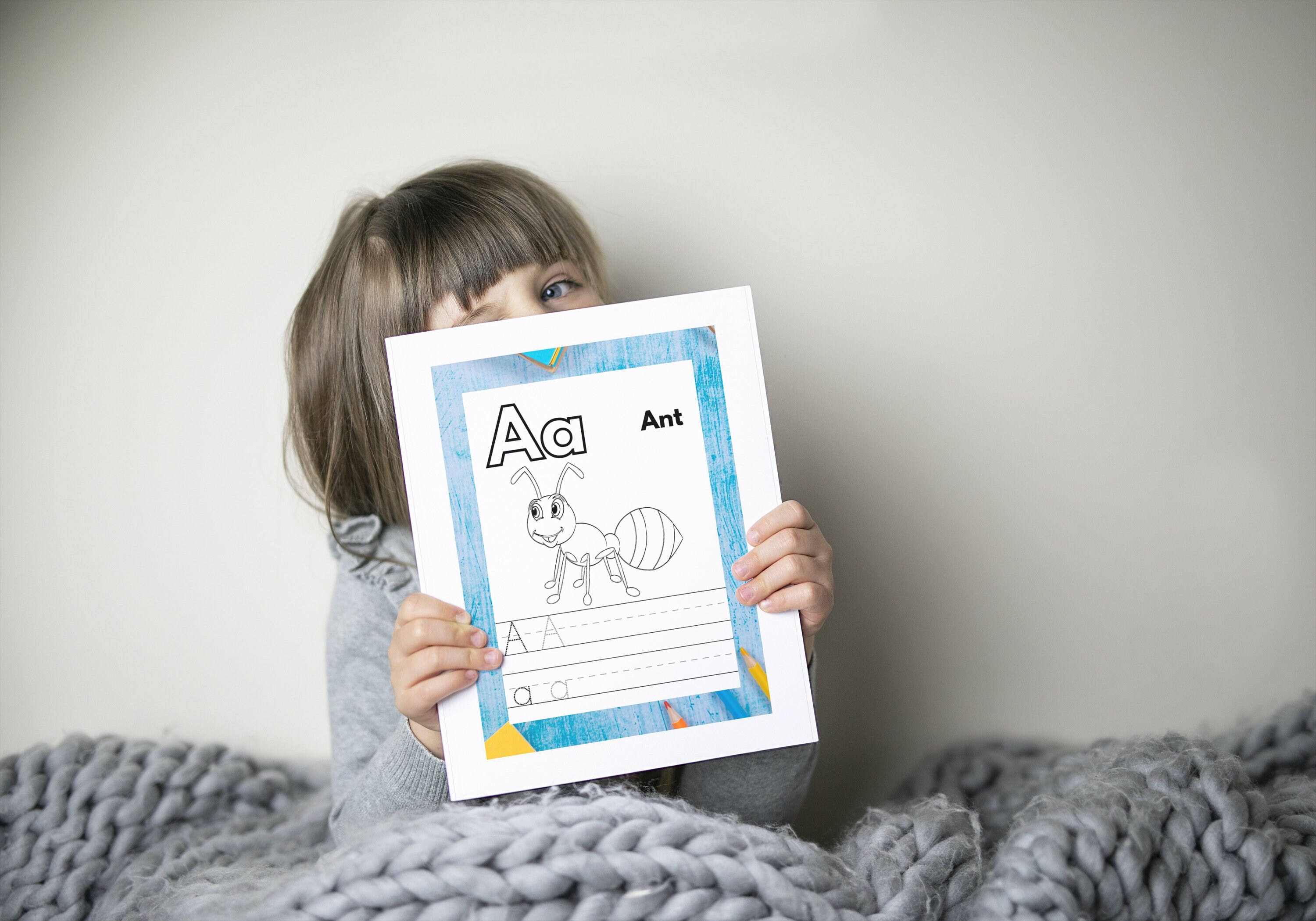 27 Page Alphabet Tracing and Coloring Printable, Handwriting Practice ...